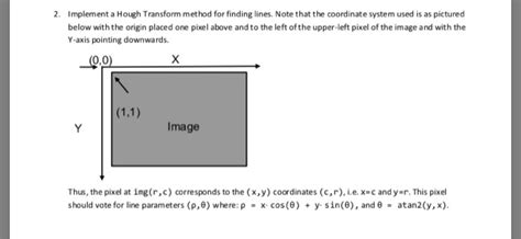 2 Implement A Hough Transform Method For Finding