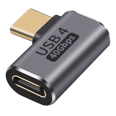 Left Right Usb4 Type C 100w Fast Charging Data Extender Adapter
