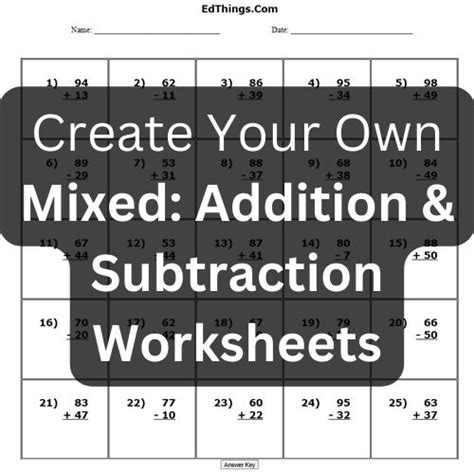 Mixed Addition And Subtraction Through 20 At Darcy Ryan Blog