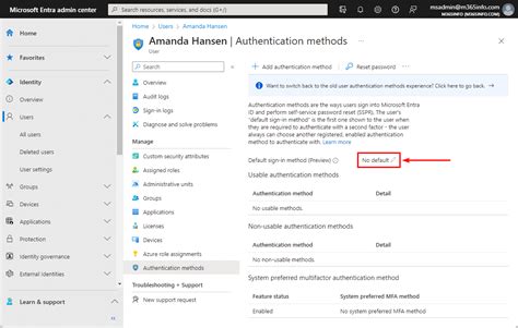 How To Change Microsoft Users Default MFA Method O Info
