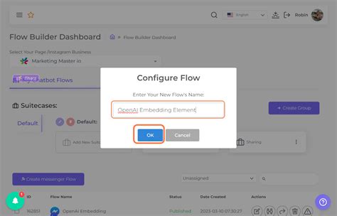 Steps On How To Use Openai Embedding Element On A Flow Marketing Master Io Knowledge Base