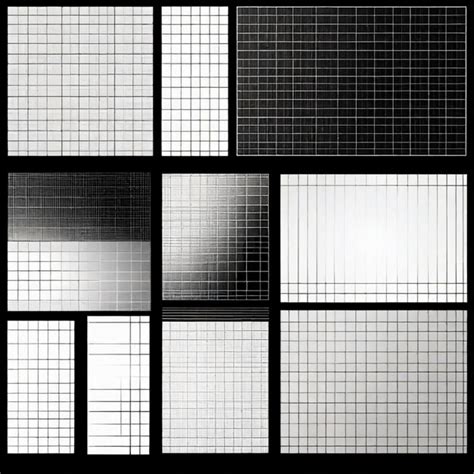 Grid Vector Set White Background Isolated A High Quality Premium Ai Generated Vector