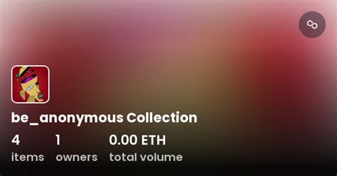 Be Anonymous Collection Collection Opensea