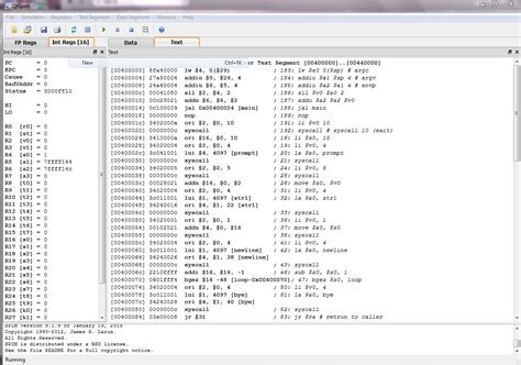 Assembly When Working With Qtspim Where Do I See The Program Output