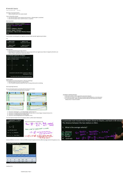 Kinematic Basics Kinematics Is The Study Of Motion Motion Of Planets Atoms Cars People
