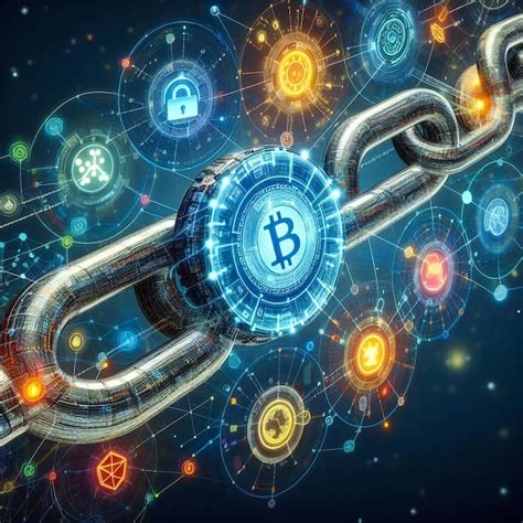 Premium Photo Block Chain Crypto Currency And Digital Currency
