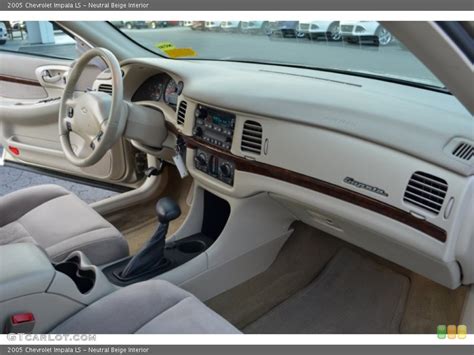 Neutral Beige Interior Dashboard For The 2005 Chevrolet Impala Ls