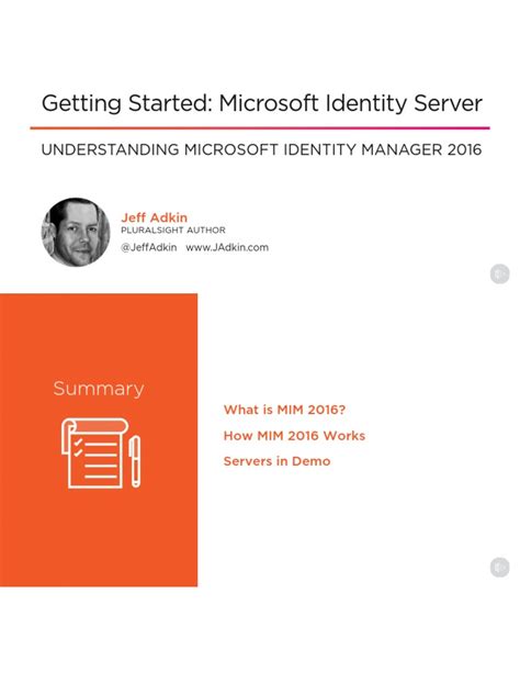 Getting Started Microsoft Identity Server Pdf