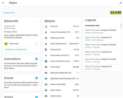 Dab Pumps Integration Via Dab Live Home Assistant Community