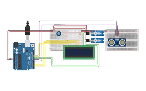 Circuit Design Copy Of Servo Lcd Sensor Tinkercad