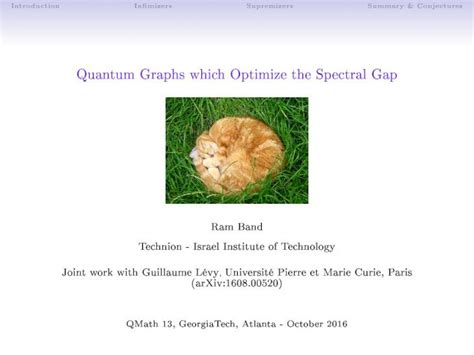 Pdf Quantum Graphs Which Optimize The Spectral Gap · Quantum Graphs