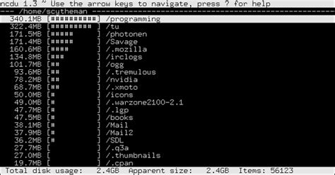 Disk Usage Whats A Command Line Way To Find Large Filesdirectories To Remove And Free Up