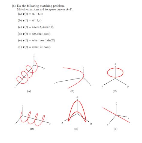 Solved 6 Do The Following Matching Problem Match Chegg Com