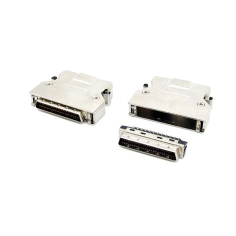 Solder Type SCSI MDR Pin Female Connector With Screw