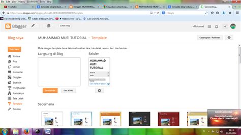 CARA MENGGANTI TEMPLATE BLOG Blog Kitor