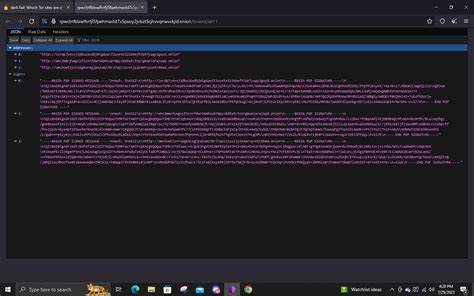 Tor2door Wont Load And Just Shows Me Json Ive Tried A Few Times And The Links Dont Lead To