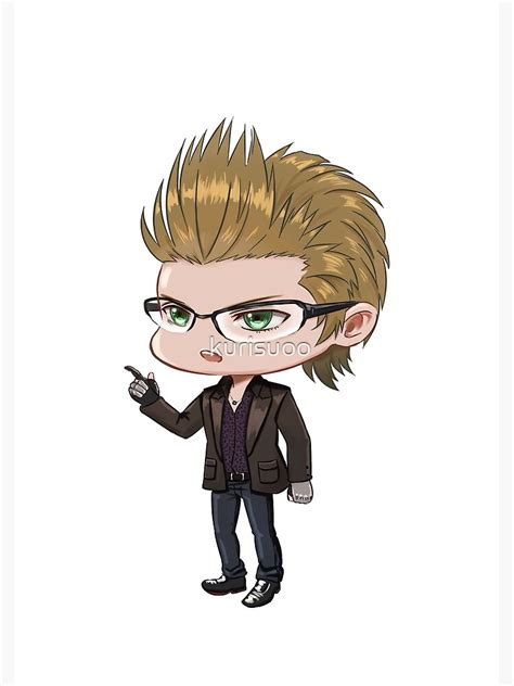 Ignis Scientia Chibi — Final Fantasy Xv Poster For Sale By Kurisuoo Redbubble