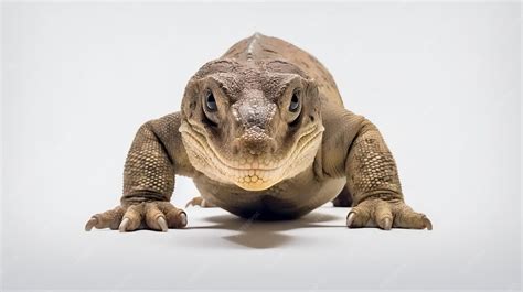 Premium Ai Image Photo Of A Cute Komodo Dragon Isolated On White