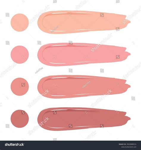 Realistic Pink Nude Lipstick Lip Gloss Stock Vector Royalty Free Shutterstock