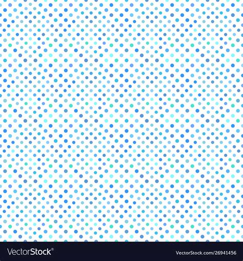 Seamless Abstract Light Blue Circle Pattern Vector Image