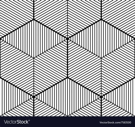 Monochrome Abstract Interweave Geometric Seamless Vector Image