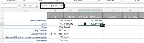 How To Create A Bitcoin Mining Calculator In Excel For Profitability Best Excel Tutorial