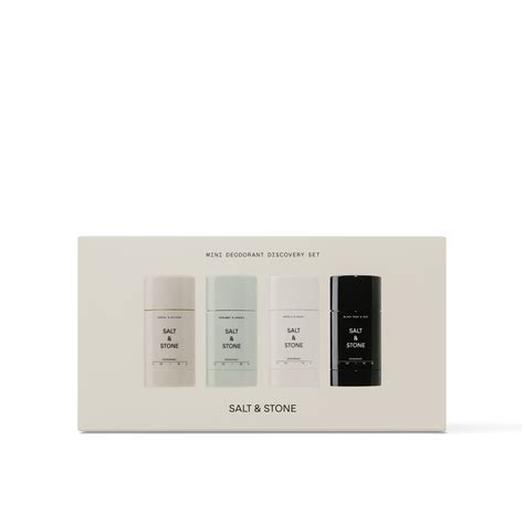Mini Deodorant Discovery Set Salt And Stone