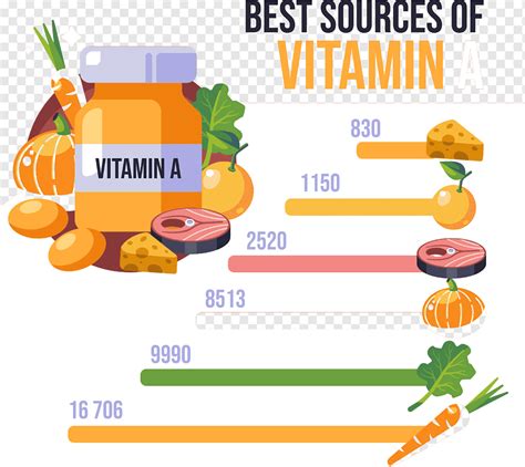 비타민 식품 인포그래픽 배너 등급 Png Pngwing