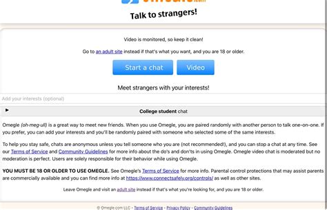 Where Is Omegle Unmoderated On Mobile Cant Seem To Find Anything About It R Omegle