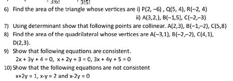 6 Find The Area Of The Triangle Whose Vertices Are I P 2 6 Q