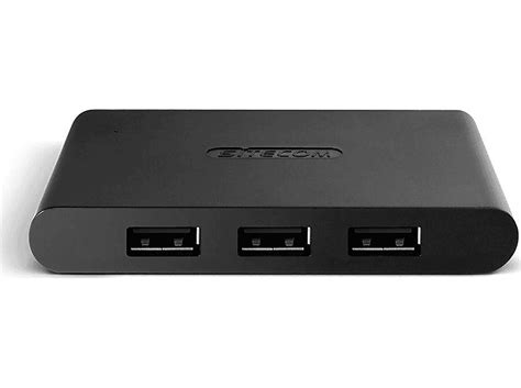 Hub USB SITECOM CN 081 4x USB 2 0 Z Zasilaniem Czarny MediaMarkt