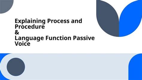 Passive Voice Ppt