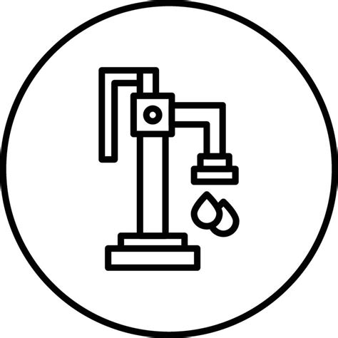 Hand Pump Vector Icon 36742212 Vector Art At Vecteezy