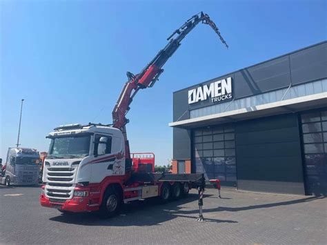 Scania R 520 Lb 8x4 V8 Euro 6 Fassi F 660 Ra226 Jib Camion Grue