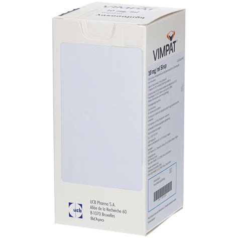 Vimpat 10 Mg Ml Sirup 200 Ml Mit Dem E Rezept Kaufen Shop Apotheke