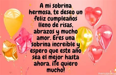 Mensajes De Cumplea Os Para Una Sobrina Palabras Bonitas