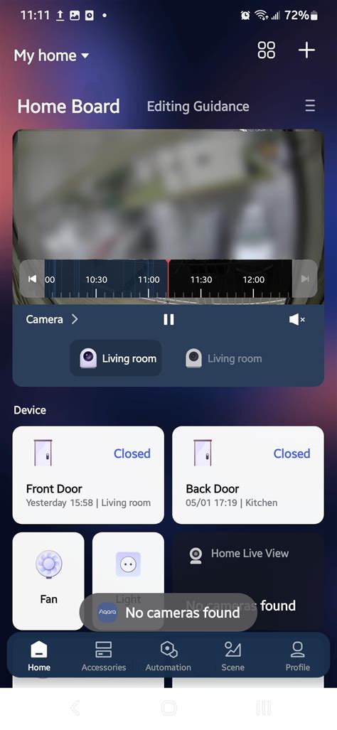 Anyone Know Why Home Live View No Longer Detects Cameras Used To Be Able To View Both Cameras