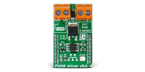 Mikroelektronika Mikroe 2272 Pwm Driver Click Motor Controller For