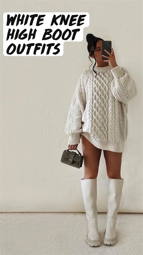 White Knee High Boot Outfits Artofit