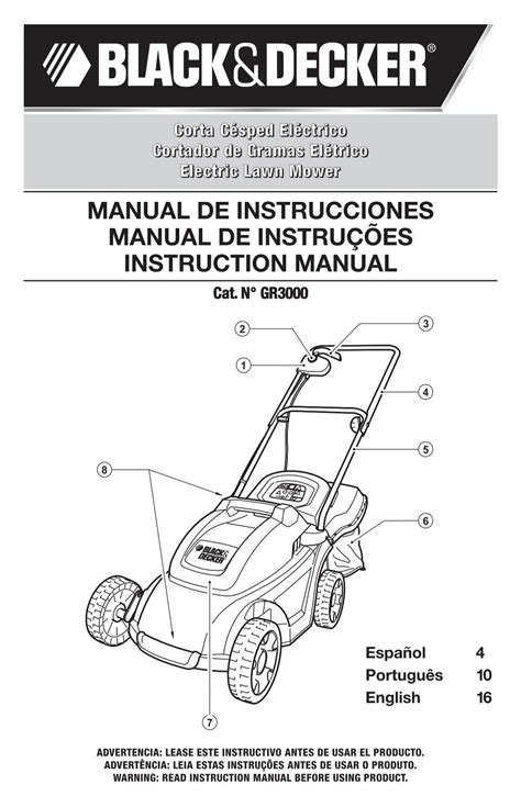 Manual De Instrucciones Manual De InstruÇÕes Instruction Manual