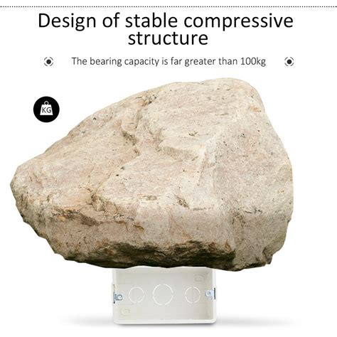 Кутия за стенен монтаж Вътрешна касета Бяла задна кутия 140 80 50 мм за 146 мм 86 мм стандартен