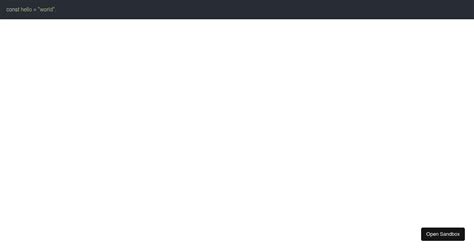React Native Code Highligher Codesandbox
