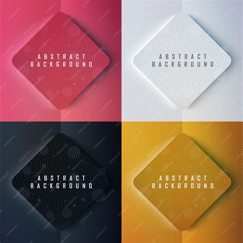 Premium Vector Multicolour Abstract Square Shape Backdrop Texture Vector Background Cover