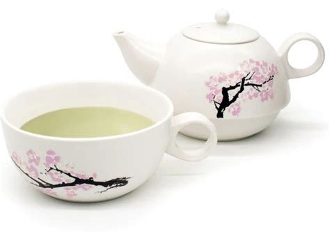 Kikkerland ყვავილებიანი ჩაიდანი ფინჯანით Veli Store