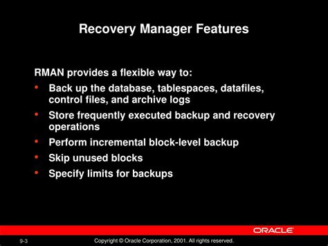 PPT Oracle Recovery Manager Overview And Configuration PowerPoint Presentation ID