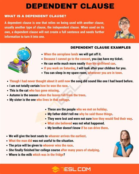 Dependent Clause Definition And Examples 7ESL
