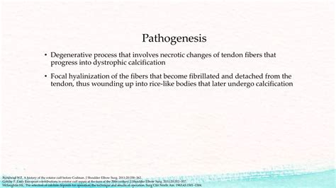 Calcific Tendinitis Of The Rotator Cuff Pptx