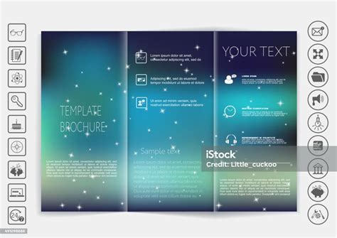 트라이폴드 브로셔 Mock 바라요 벡터 디자인식 순조롭습니다 나타나는 빛망울 배경 2015년에 대한 스톡 벡터 아트 및 기타 이미지 2015년 3단 브로슈어 광고