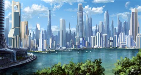 100 Imaginative Cities Of The Future Artworks Hongkiat