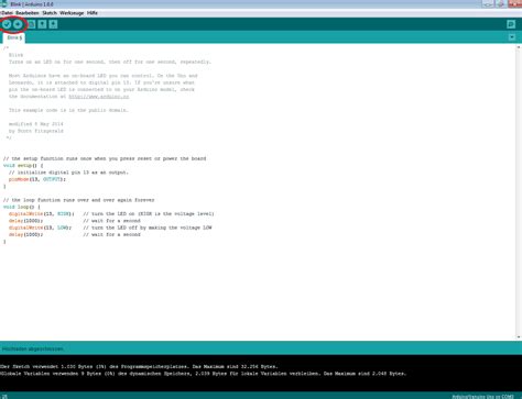 Arduino Mega 2560 Hello World Blink Mit Der Arduino IDE 42project Net